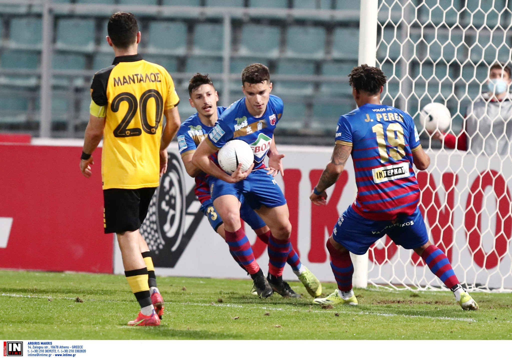 Το 1-0 του ΝΠΣ Βόλου με τον Δουβίκα απέναντι στην ΑΕΚ
