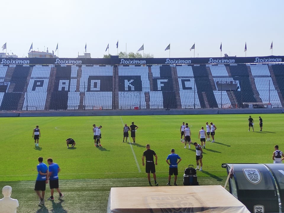 Η τελευταία προπόνηση του ΠΑΟΚ πριν τη μάχη στην Κροατία