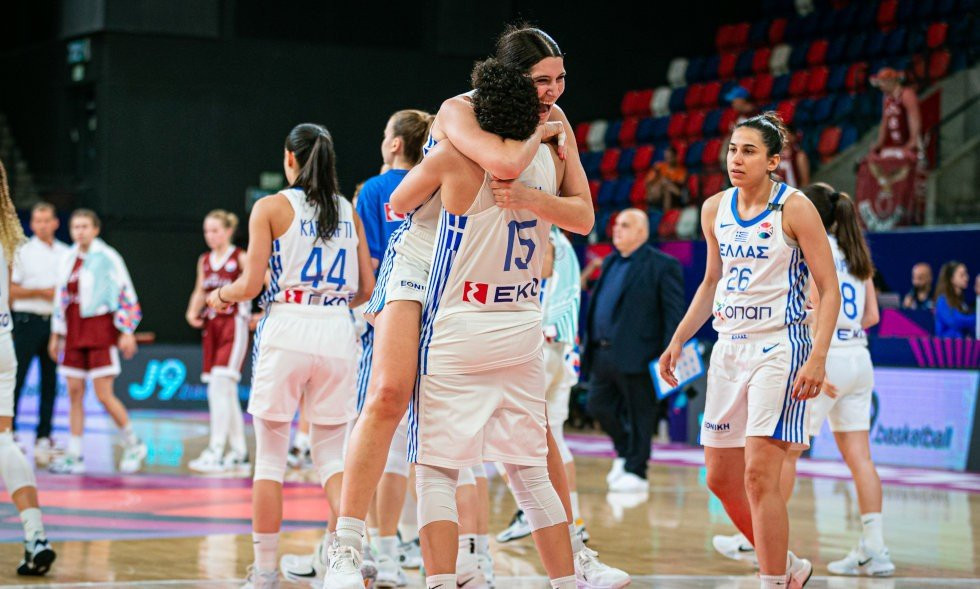 Η Ελλάδα νίκησε τη Λετονία, με κορυφαίες τις Φασούλα και Σπανού