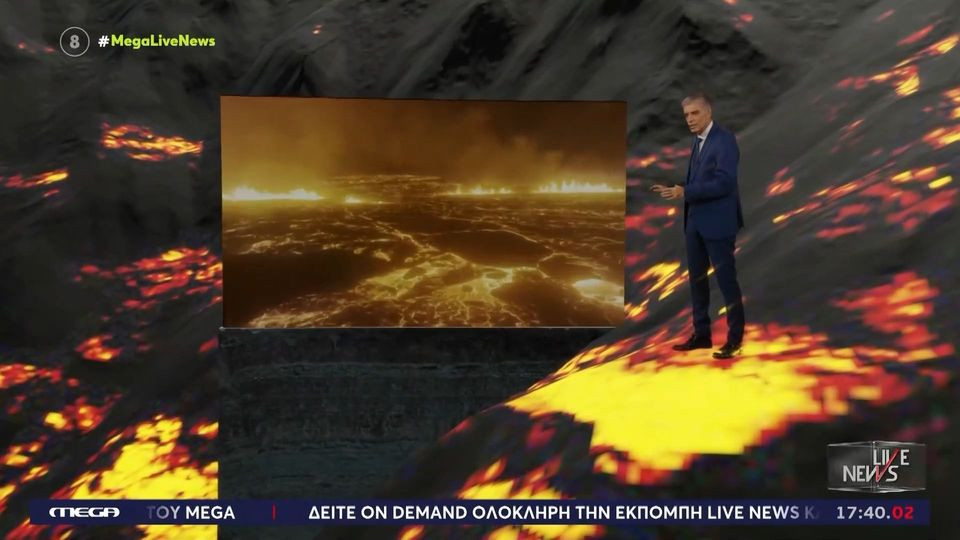 Το έκανε και αυτό ο Νίκος Ευαγγελάτος: «Μπήκε» μέσα στο ηφαίστειο που ...