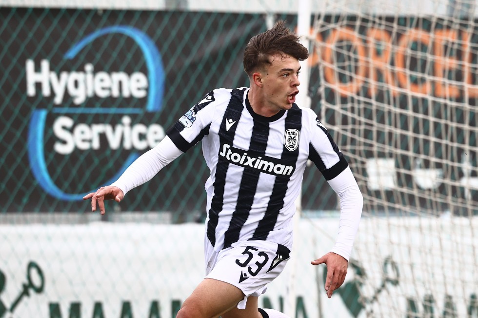 Το 1-0 του ΠΑΟΚ Β' με τον Σπυράκο στην αναμέτρηση με τον Ηρακλή