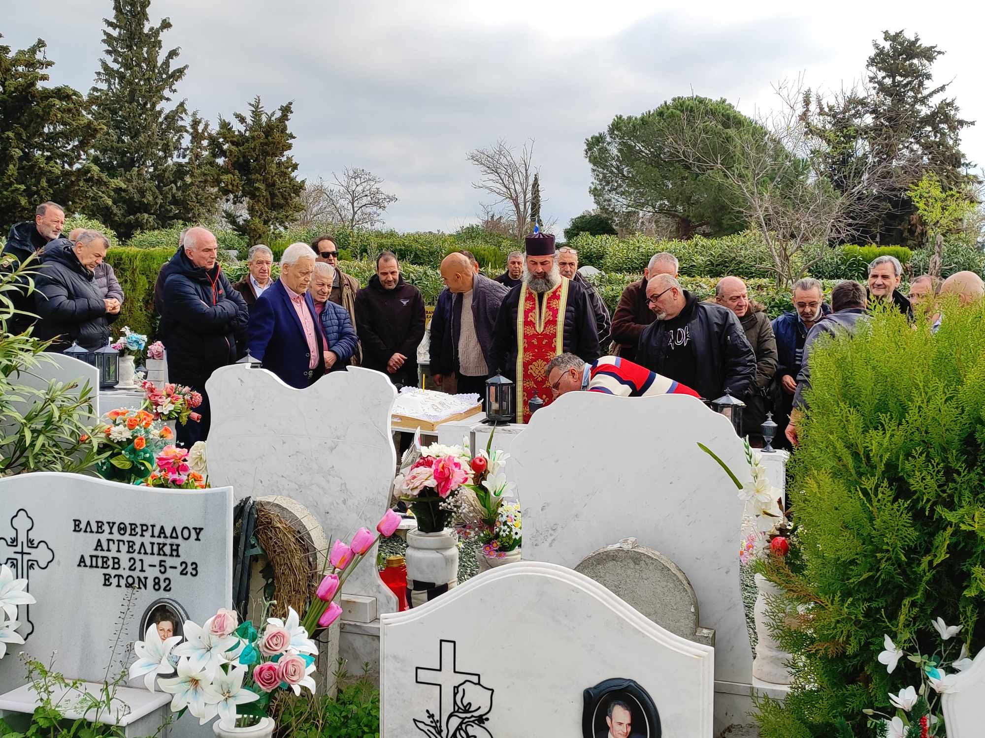 ΠΑΟΚ: Τελέστηκε το μνημόσυνο για τον Μανάβη