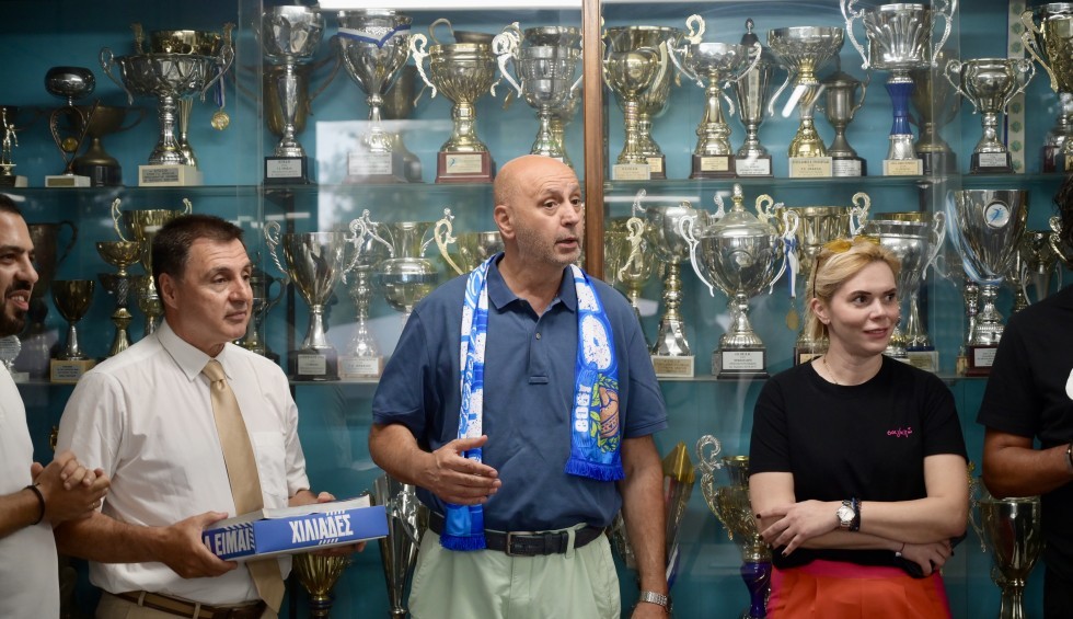Συνάντηση Μονεμβασιώτη με τους ανθρώπους της διοίκησης του Καυτανζογλείου