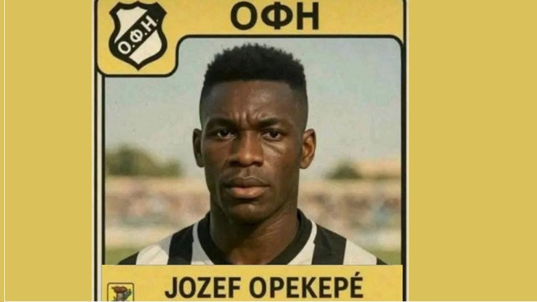 Ζοζέφ Οπεκεπέ: Η viral φωτογραφία με τον... ποδοσφαιριστή του ΟΦΗ που ...